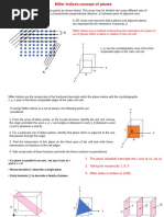 HCP Structure and Miller Indices | PDF | Crystal Structure | Geometry