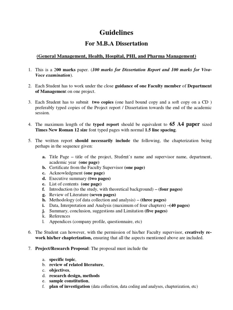Dissertation Guidelines 2 | PDF | Thesis | Test (Assessment)