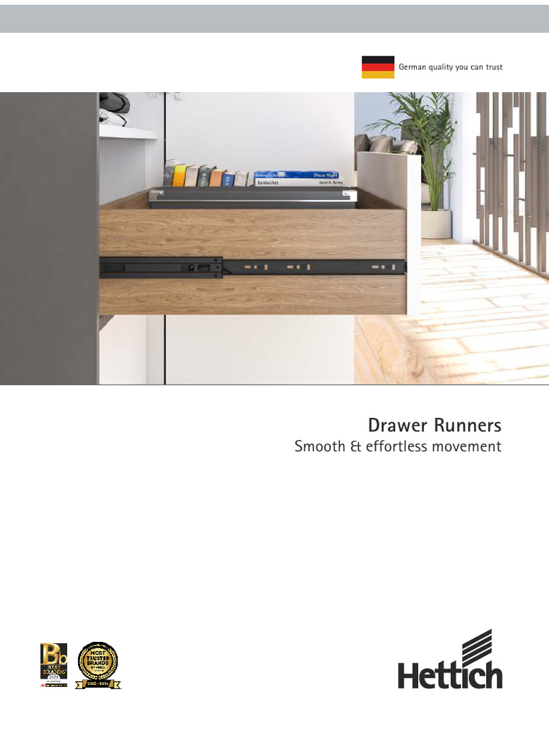 Hettich Drawer Runners Catalogue | PDF