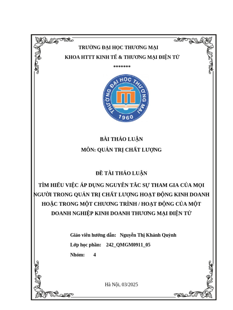 Word QTCL Nhóm4. | PDF