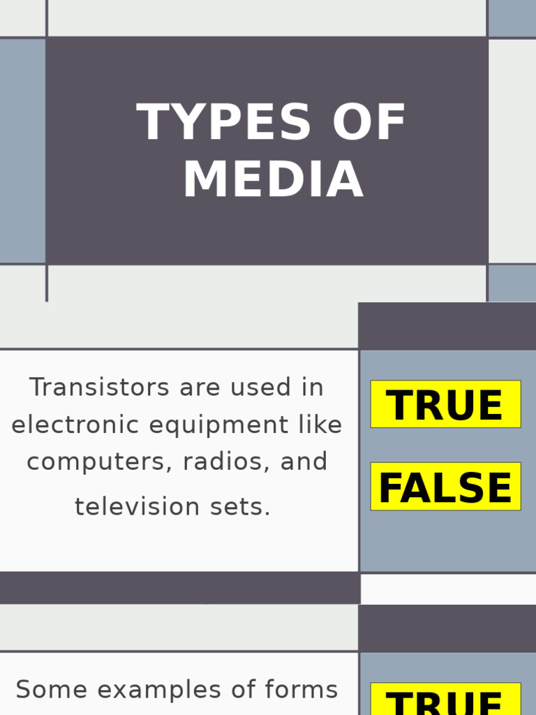 m3 - TYPES OF MEDIA | PDF