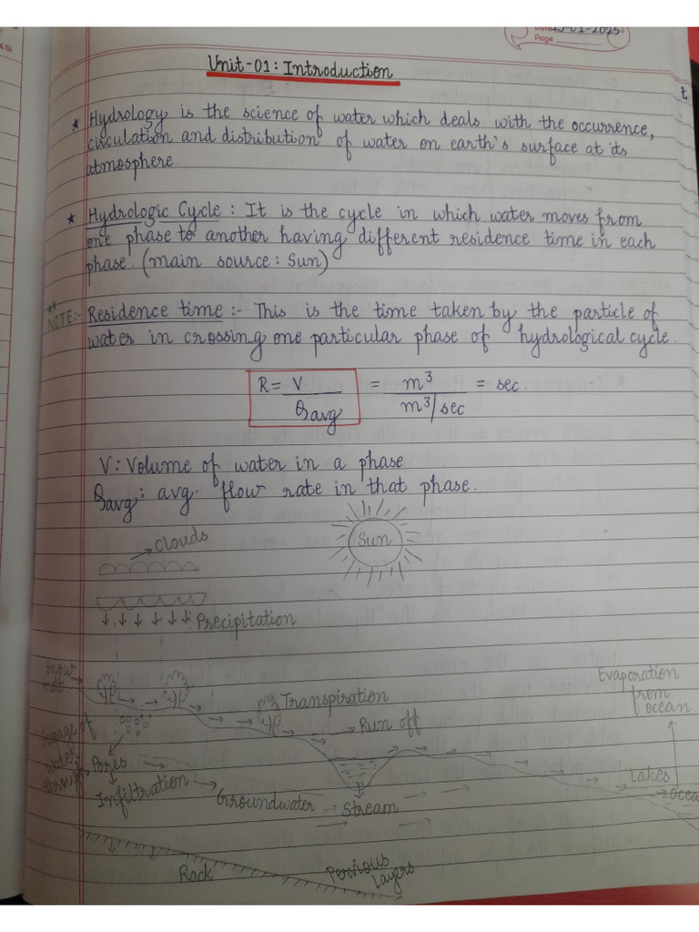 Hydrology Notes | PDF