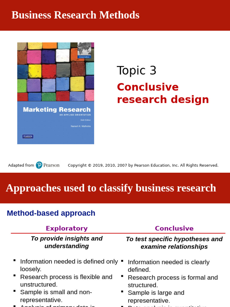 Understanding Conclusive Research Design | PDF | Quantitative Research ...