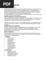 English Grammar Full Notes | PDF | English Grammar | Part Of Speech