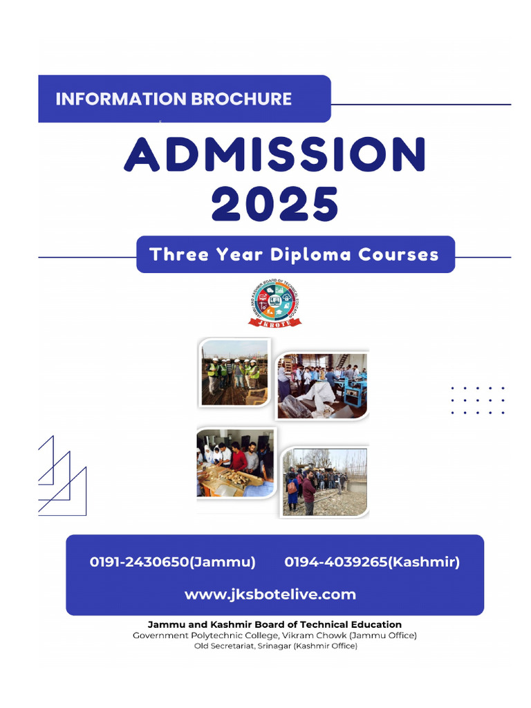 Polytechnic 3 Years Diploma Courses 2025 | PDF | Vocational Education ...
