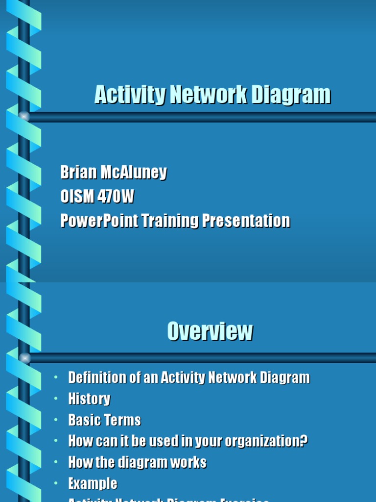 Activity Network Diagram | PDF | Cognitive Science | Analysis
