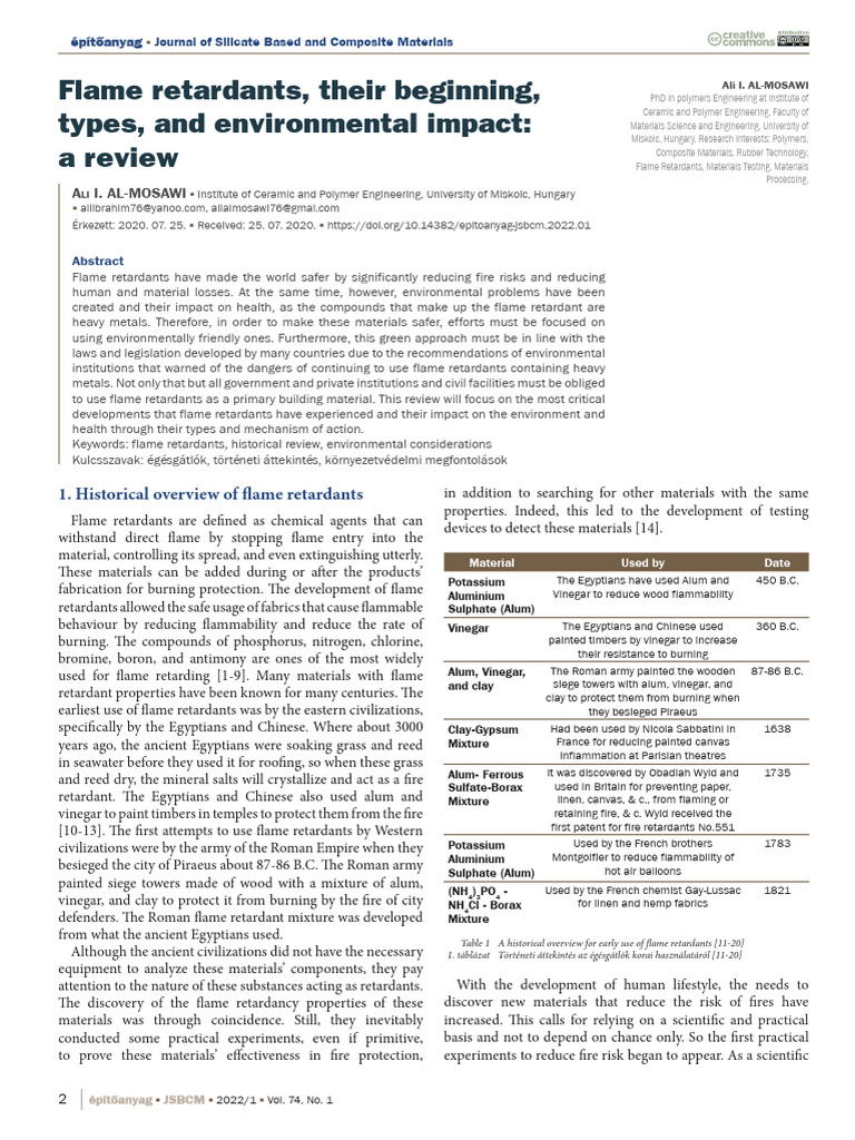 Flame Retardants: History & Impact | PDF | Combustion | Chemical Reactions