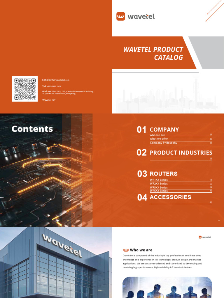 Wavetel IOT Product Catalog - v1.1 | PDF | Wi Fi | Internet Of Things