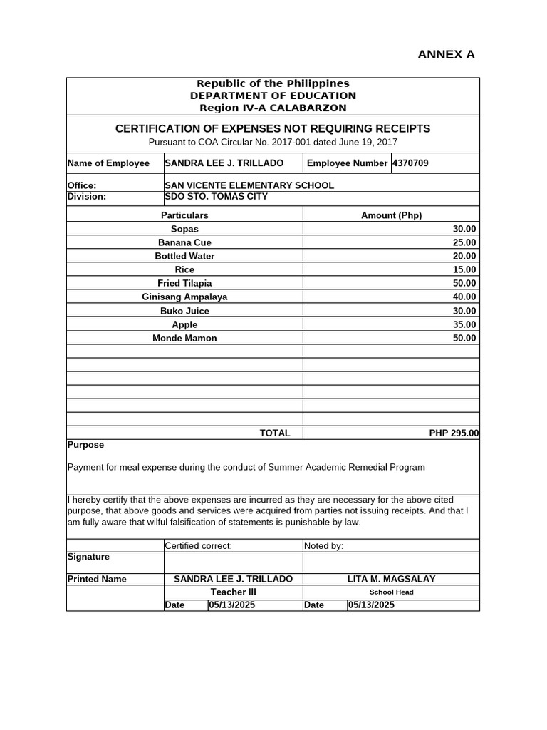 Cenrr Template | PDF | Expense | Cuisine