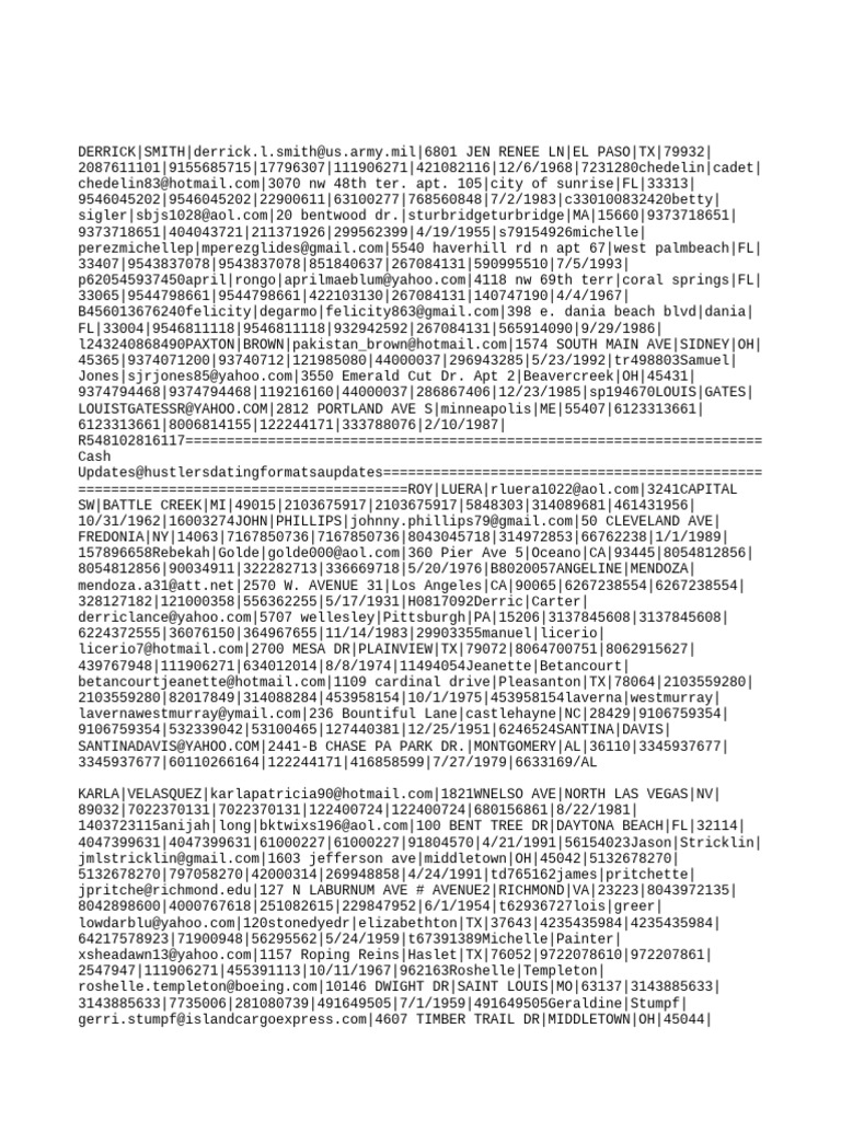 Personal Data Compilation Report | PDF