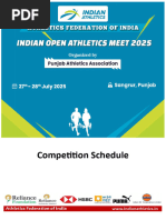 Revised DSO Programme Schedule 2024 | PDF | Sport Of Athletics | Summer ...