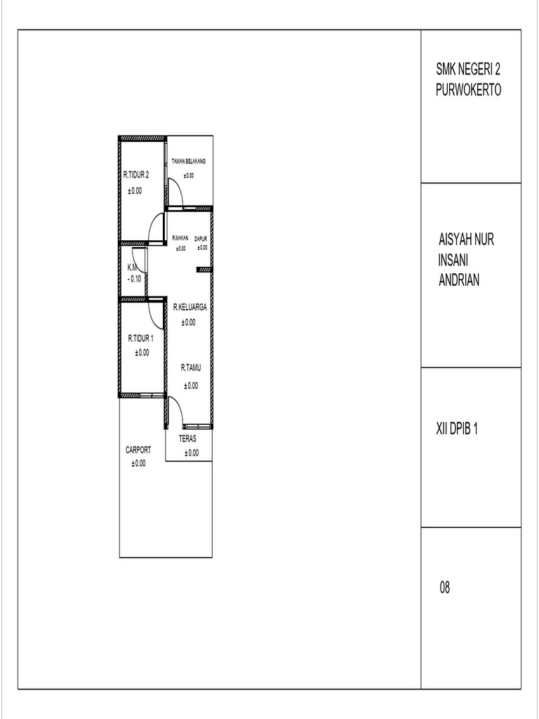 Denah Ais Model | PDF