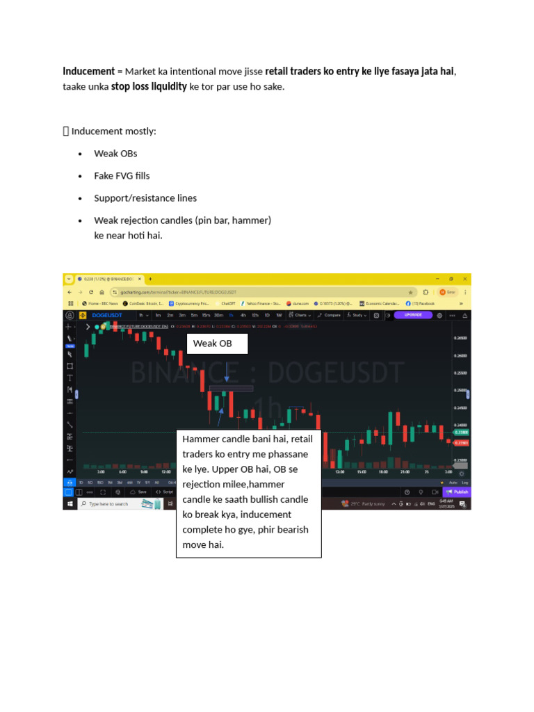 Understanding Inducement in Trading | PDF