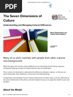 Trompenaars' Seven Cultural Dimensions | PDF
