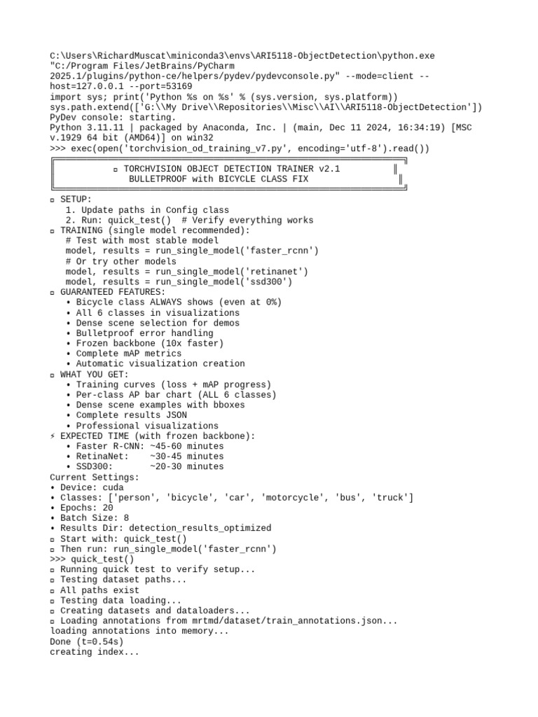 Retinanet Results Console | PDF | System Software | Computing