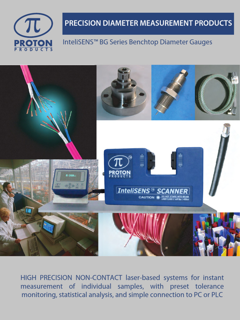 Benchtop Laser Diameter Gauges Overview | PDF | Sampling (Statistics ...