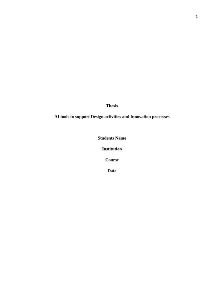 Artificial Intelligence Thesis - FINAL | PDF | Artificial Intelligence | Intelligence (AI ...