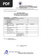 Portfolio Day ACR Template For Schools | PDF