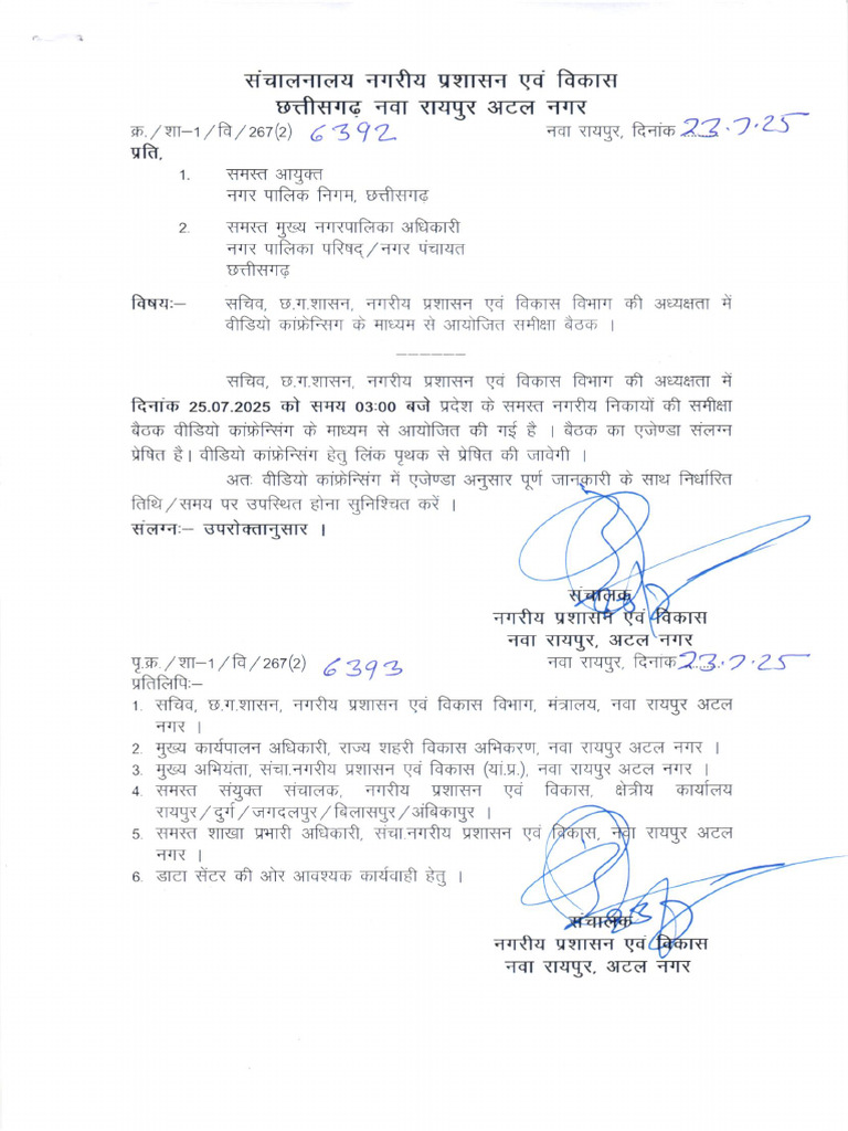 Secretary Sir Meeting (25!07!2025) | PDF