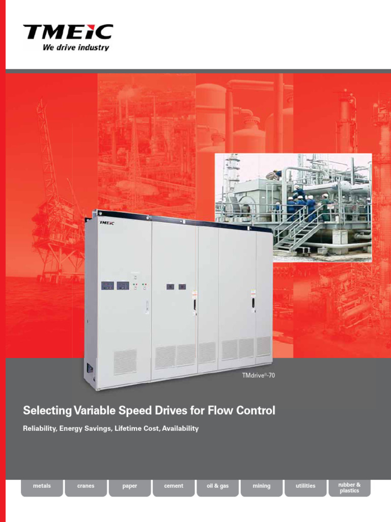 Variable Speed Drives For Flow Control | PDF | Electric Motor | Pump
