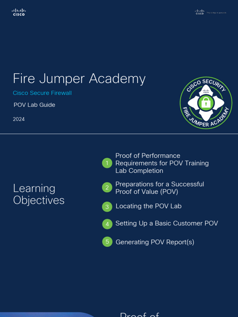 Cisco Secure Firewall POV Lab Guide | PDF | Firewall (Computing ...
