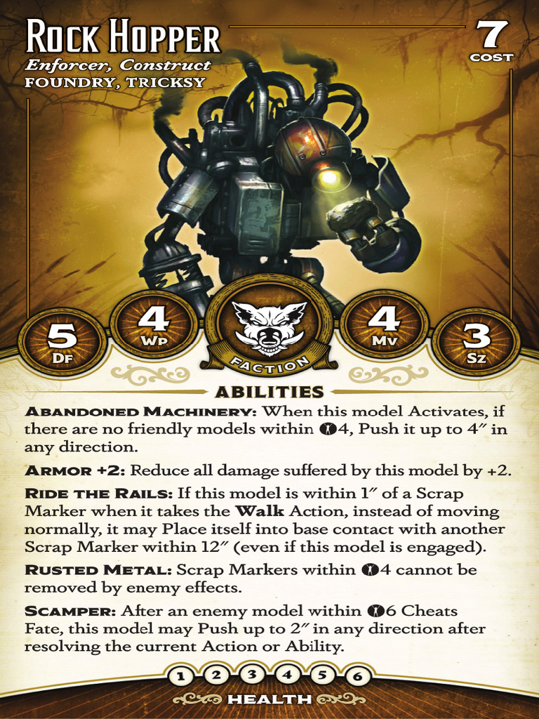 M3E Bay Foundry Tricksy RockHopper | PDF