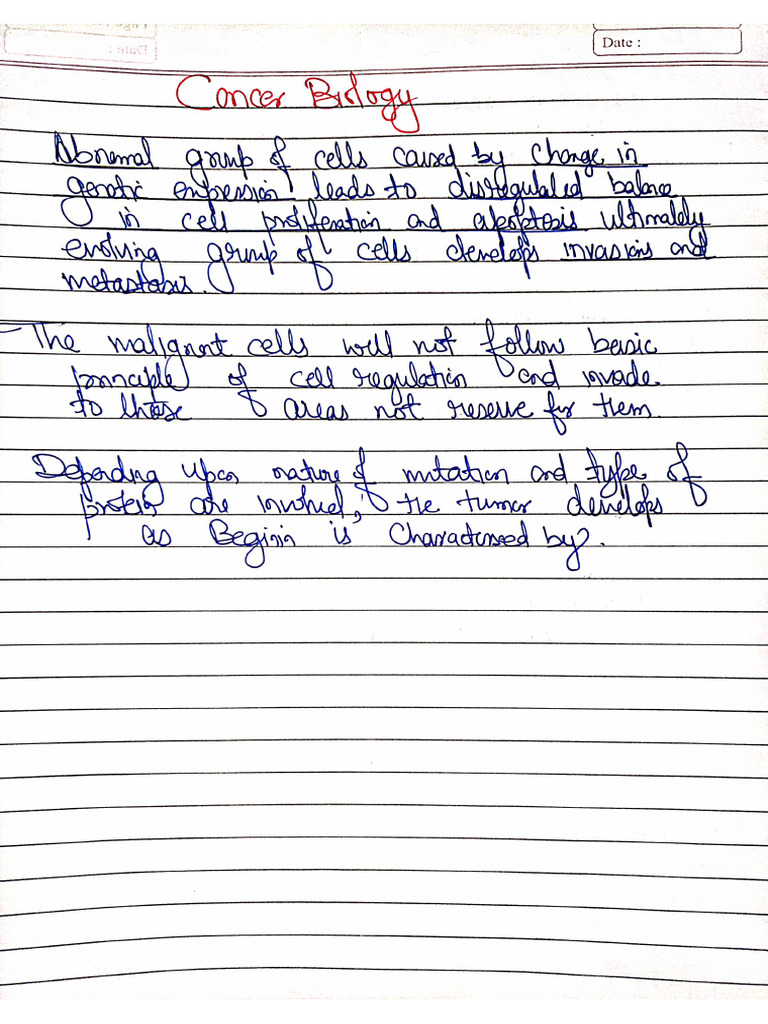 Cancer Biology p53 Notes CSIR-NET | PDF