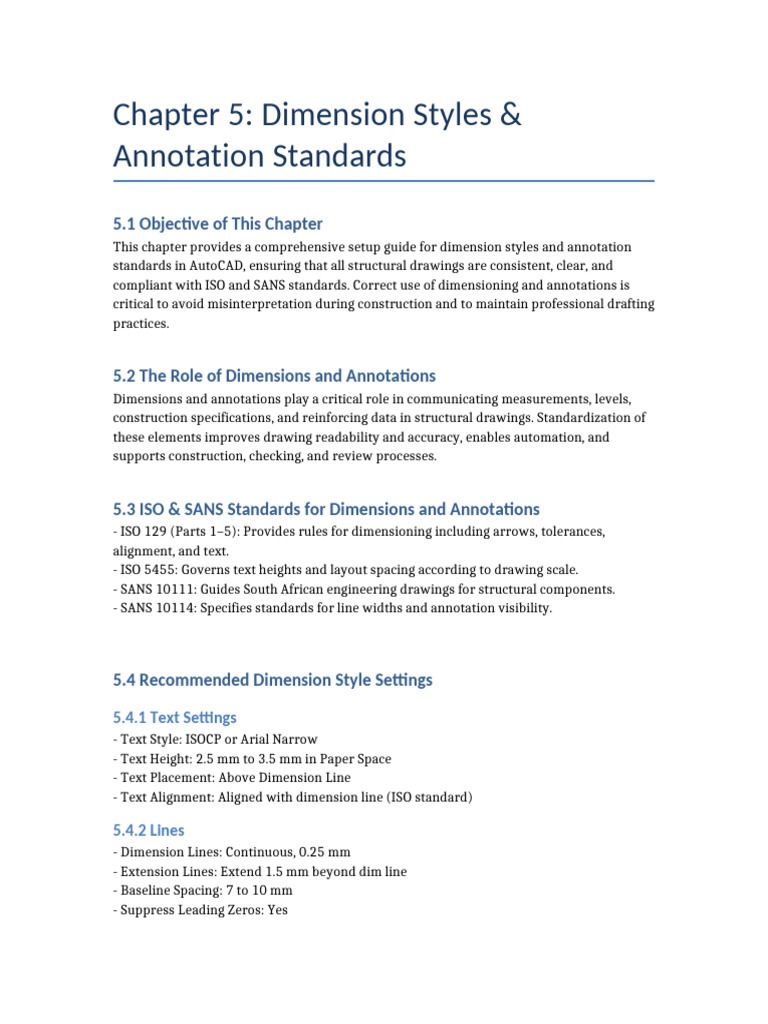 Chapter 5 Dimension Styles and Annotation Standards | PDF