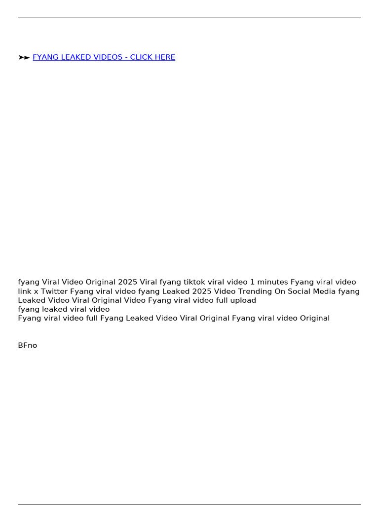 Hot Fyang Private Viral Video Fyang | PDF