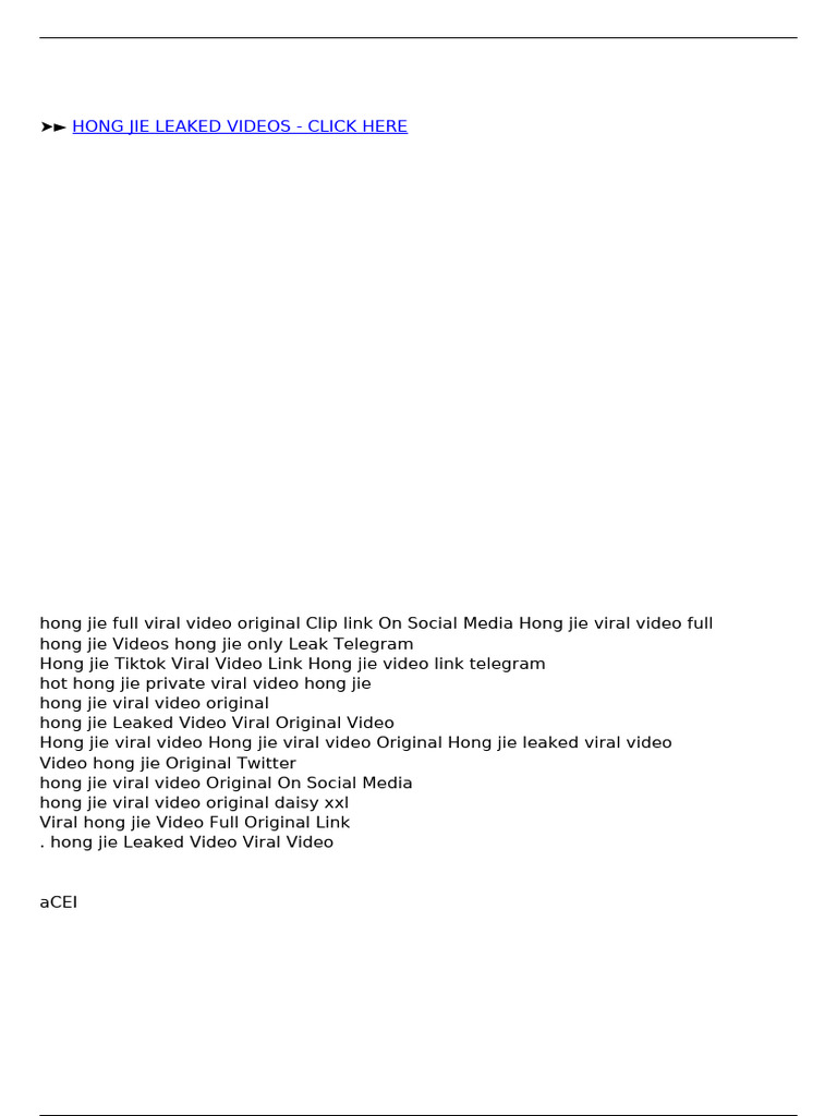 Sex Hong Jie Viral Video Original | PDF