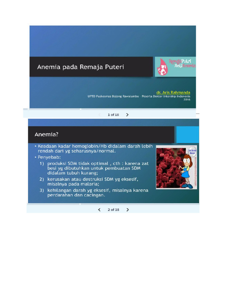 Anemia Remaja Pipit | PDF