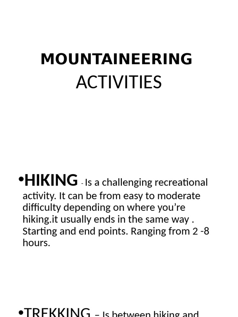 Essential Guide to Mountaineering Safety | PDF