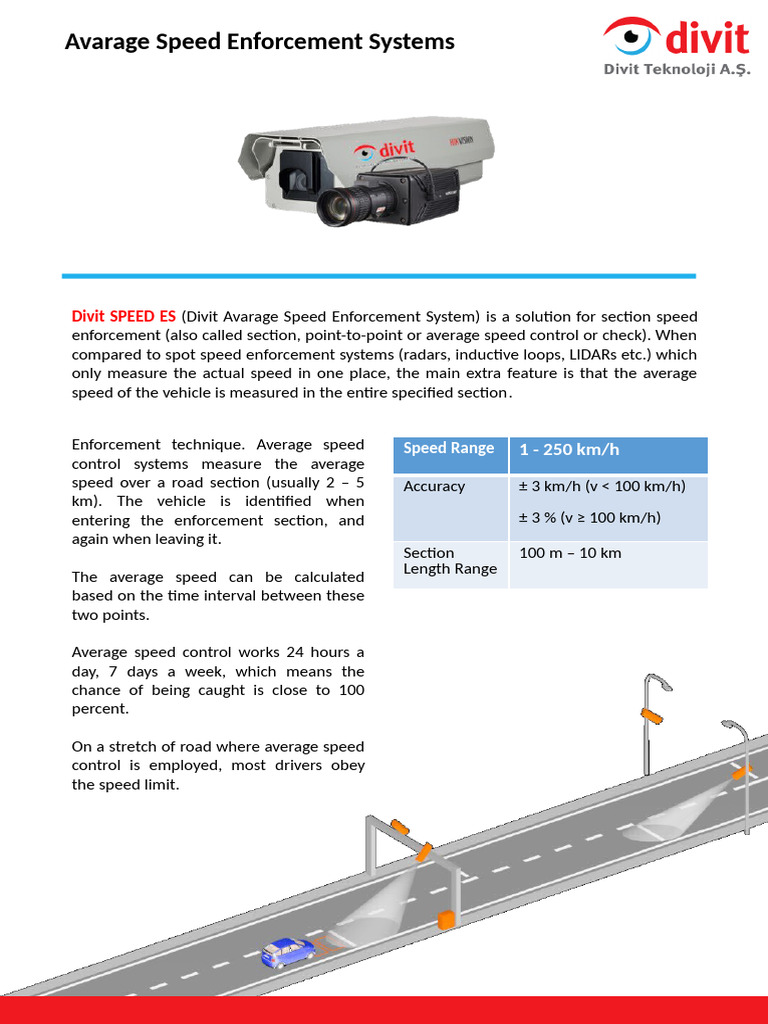 Average Speed Enforcement System Overview | PDF | Vehicle Registration ...