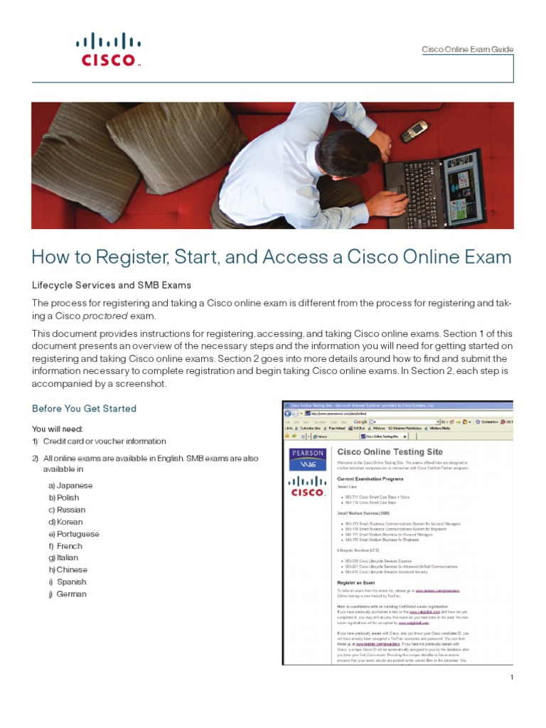 Instructions | PDF | Cisco Systems | Test (Assessment)