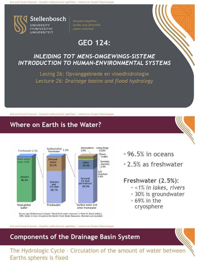 Drainage Basins and Flood Hydrology | PDF | Stream | Discharge (Hydrology)