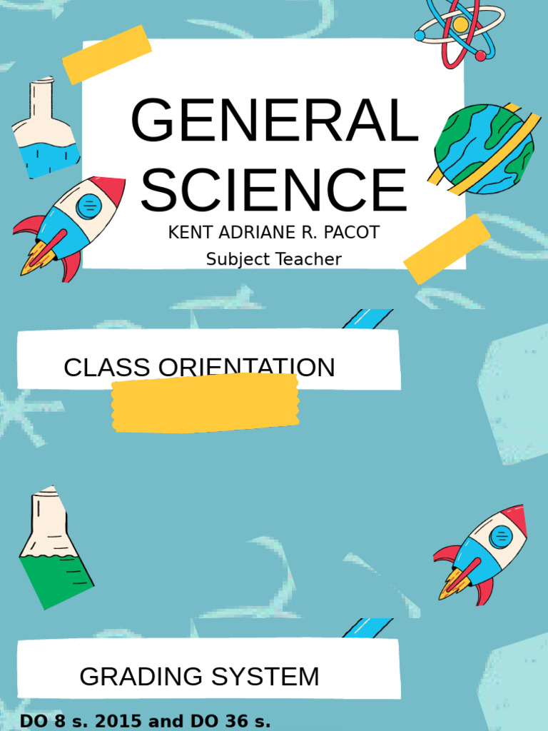 Physics Concepts for General Science Class | PDF | Acceleration | Velocity