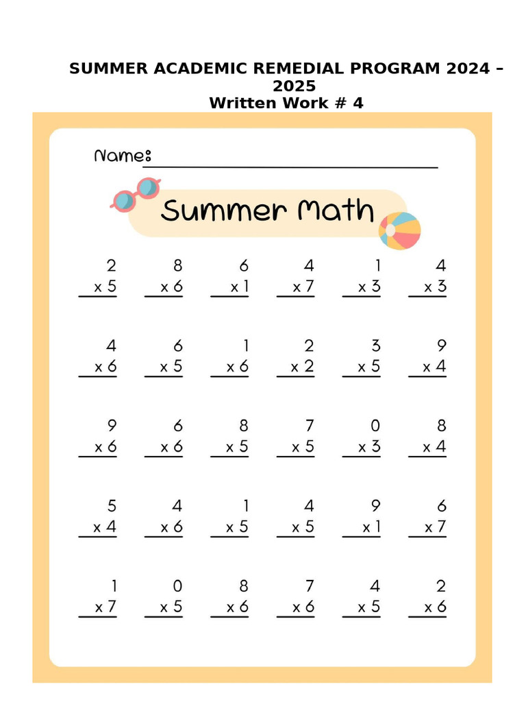 SARP Written Work 4 | PDF