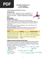 Chemical Bonding Class11 Notes | PDF