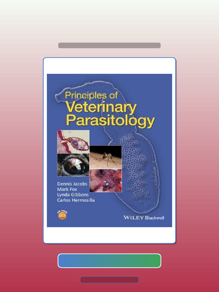 Principles of Veterinary Parasitology Ebook and TestBank Bundle ...