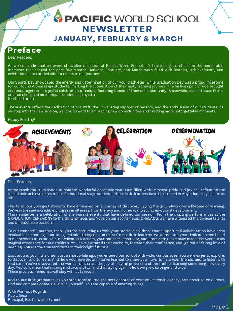 Newsletter January To March 25 | PDF | Learning | Creativity