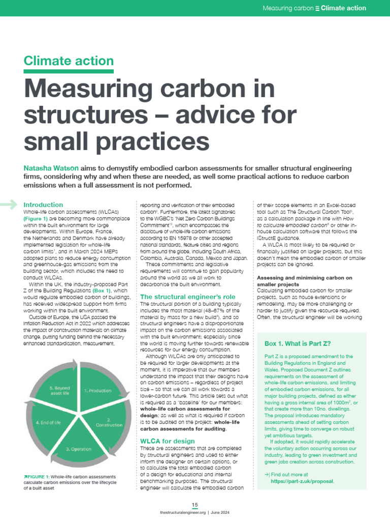 Measuring Carbon in Structures Advice For Small Practices | PDF ...