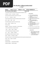 1st Year Computer Science Imp Questions Ch#1 | PDF | Input/Output | Printer (Computing)