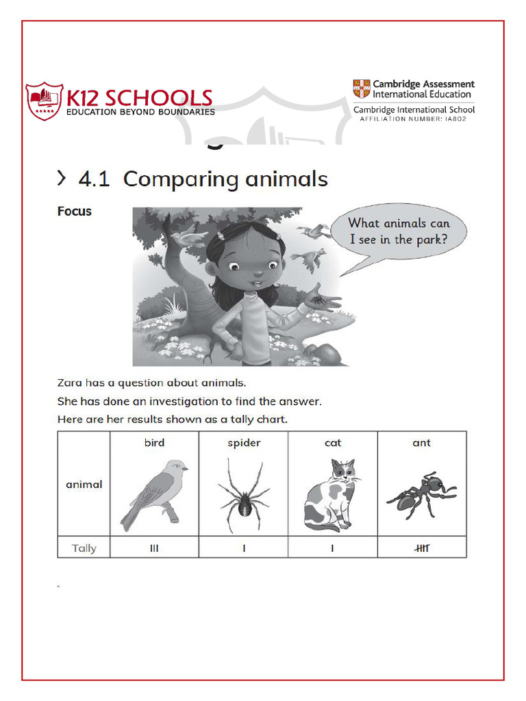 Grade 1 Humans and Animals Grow | PDF