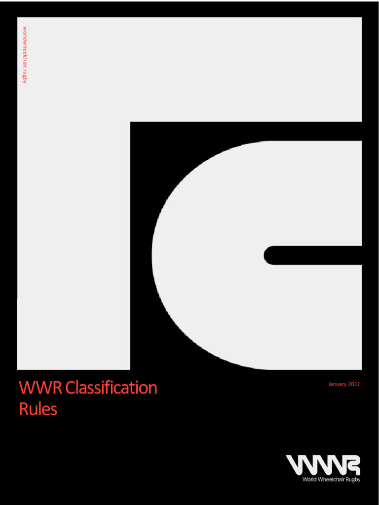 WWR Classification Rules 2022 | PDF | Paralympic Games | Statistical ...
