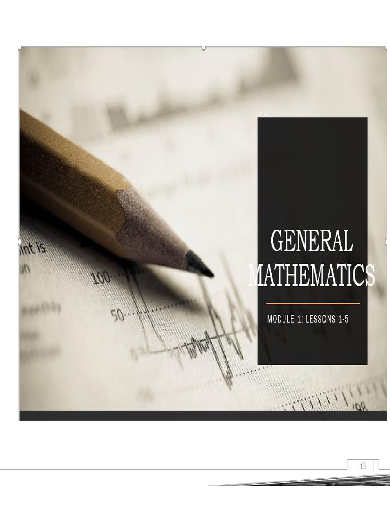 Gen - Math Module 1 Lessons 1 5 | PDF | Function (Mathematics) | Theoretical Computer Science