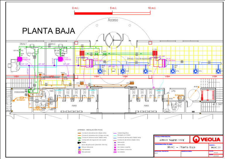 Plano HVAC 25.07.2025 (Veolia) - A2.PB | PDF | Equipo eléctrico ...
