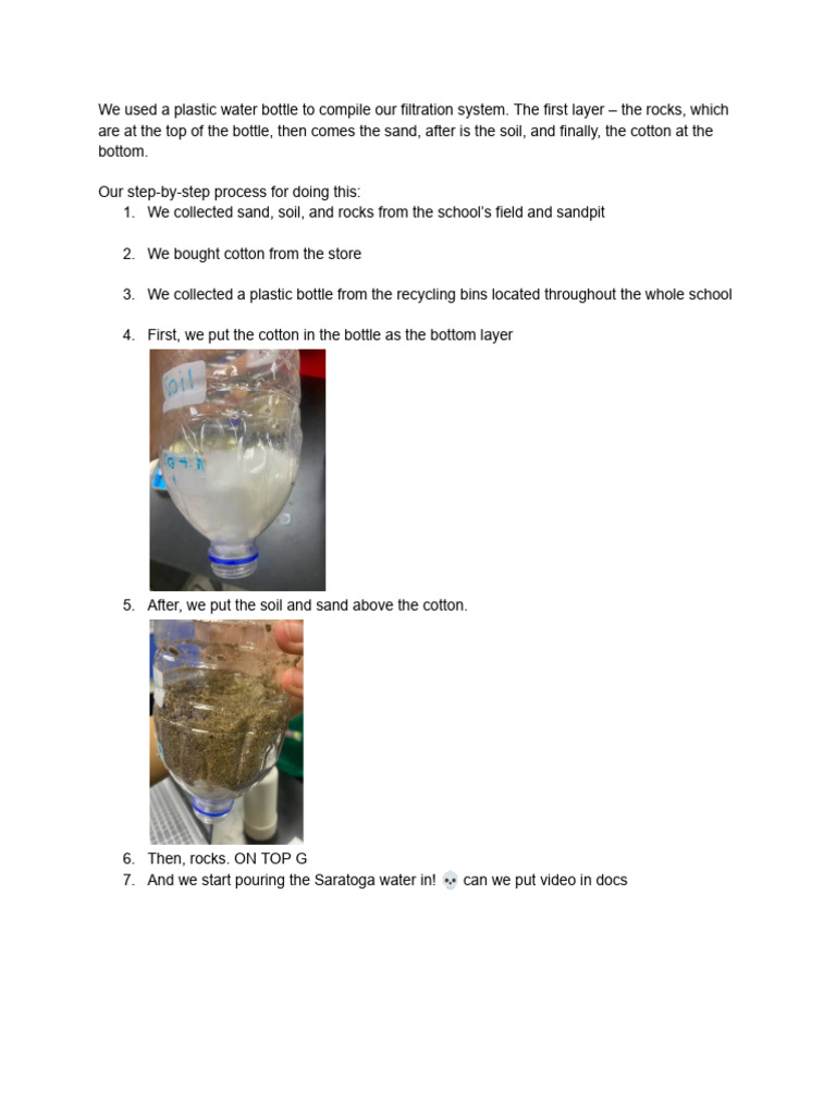 Science Report Filtration | PDF