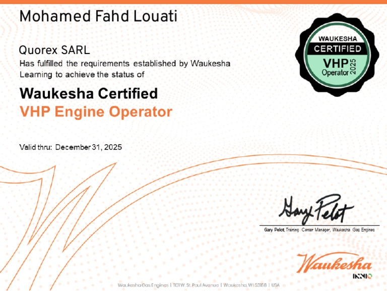 VHP Engine Operator | PDF