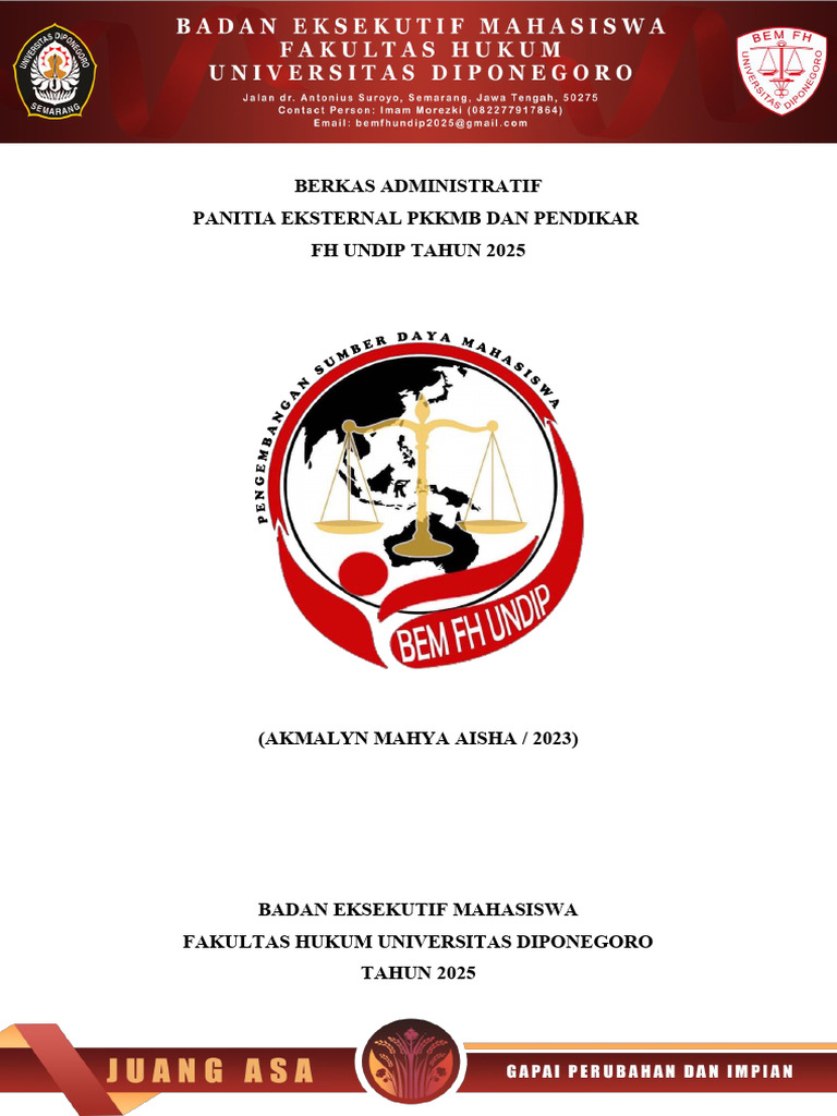 Akmalyn Mahya Aisha 2023 Fasil Fasil Calon Panitia Eksternal | PDF