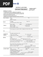 FUTURE GENERALI Motor-OD Claim Form | PDF